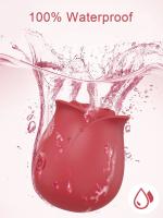 China Wholesale Silicone Rose Vibrator Waterproof G Spot Clitoris Sucking Nipple Stimulator for Women for sale