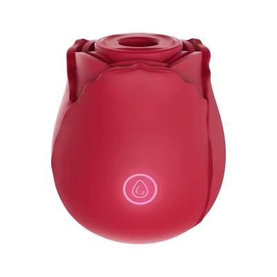 China Rose Vibrator for Women Clitoral Sucking Stimulator Adult Sex Toy with Custom Logo Wholesale for sale