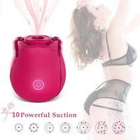 China Rose Vibrator for Women Clitoral Sucking Stimulator Adult Sex Toy with Custom Logo Wholesale for sale