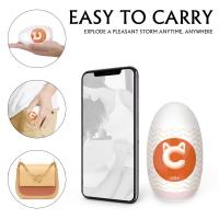China Smart Warming Interactive Male Masturbator with 9 Vibrations and 5 Suction Modes for sale