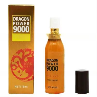 China Dragon 9000 Delay Spray 10ml Natural Plant Ejaculation Control External Use Massager Oil for sale