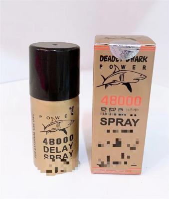 China 45ml Shark Power Extra Strong Male Delay Spray 48000 25000 14000 for Men for sale