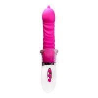 China 3 in 1 Tongue Licking G Spot Vibrator with Clitoral Stimulator 10 Modes USB Rechargeable Silicone Sex Toy for sale
