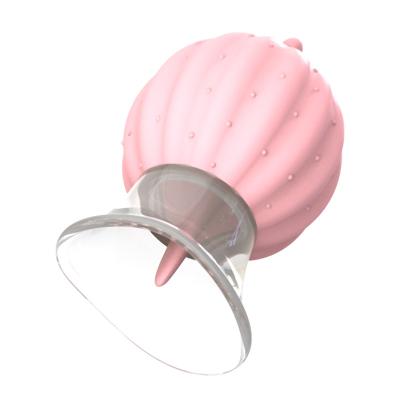 China USB Rechargeable Clitoral Vibrator with Suction and Licking Functions 150g Pink for sale