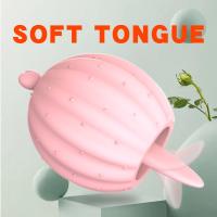 China USB Rechargeable Clitoral Vibrator with Suction and Licking Functions 150g Pink for sale