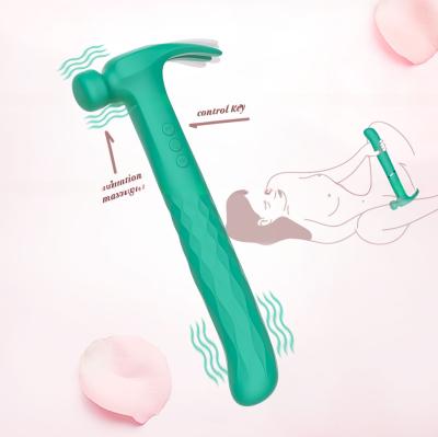 China God Hammer Large Simulation AV Massage Vibrator Jump Egg 3 Speeds 21 Functions USB Rechargeable for sale
