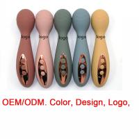 China USB Rechargeable G Spot Clitoral Vibrator Silicone Wand Massager for Women 100pcs MOQ for sale