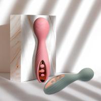 China USB Rechargeable G Spot Clitoral Vibrator Silicone Wand Massager for Women 100pcs MOQ for sale