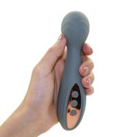 China USB Rechargeable G Spot Clitoral Vibrator Silicone Wand Massager for Women 100pcs MOQ for sale