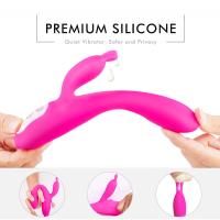 China Hot selling G spot rabbit vibrator with heating function for women  clitoris stimulation for sale