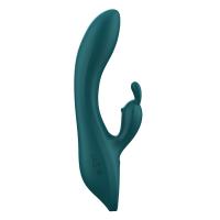 China Rabbit Vibrator G Spot Clitoris Stimulator Waterproof Silicone 10 Speed USB Rechargeable for sale