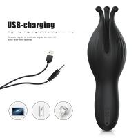 China Automatic Male Masturbator Vibrator Penis Delay Trainer Glans Stimulator Massager Adult Sex Toy for sale