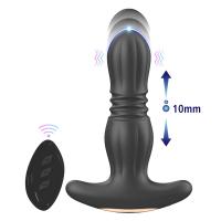 China Prostate Massager Thrusting Anal Vibrator with 7 Modes Silicone USB Rechargeable 227g for sale