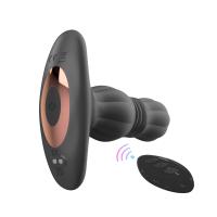 China Prostate Massager Thrusting Anal Vibrator with 7 Modes Silicone USB Rechargeable 227g for sale