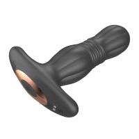 China Prostate Massager Thrusting Anal Vibrator with 7 Modes Silicone USB Rechargeable 227g for sale