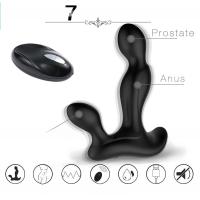 China Wholesale Wireless Remote Prostate Vibrator Silicone Anal Plug 95mm Adult Sex Toy for Men for sale