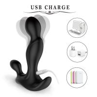 China Wholesale Wireless Remote Prostate Vibrator Silicone Anal Plug 95mm Adult Sex Toy for Men for sale
