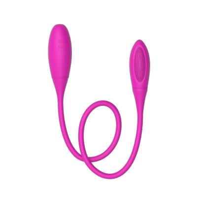 China USB Rechargeable Silicone Love Egg Vibrator 7 Modes 600mm Length Waterproof Sex Toy for Couples for sale