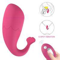 China Silicone Vibrating Love Egg Remote Control Sex Toy 10 Modes Waterproof 90mm for sale