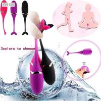 China USB Rechargeable Wireless Remote Control Vibrating Egg 10 Modes G Spot Stimulator 115mm Silicone for sale