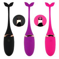 China USB Rechargeable Wireless Remote Control Vibrating Egg 10 Modes G Spot Stimulator 115mm Silicone for sale