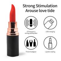 China 10 Speed Silicone Bullet Lipstick Vibrator Mini Sex Toy for Women ODM Custom for sale