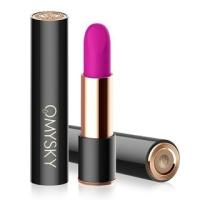 China Mini Portable Lipstick Vibrator 8 Speeds Rechargeable Silicone Bullet Massager Adult Sex Toy for sale