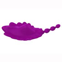 China Silicone Butterfly Wearable Vibrator Rechargeable Remote Control 10 Vibration Modes 10.7cm for sale