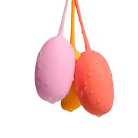 China Mango Shape 3pcs Silicone Kegel Balls 34mm Pelvic Floor Exerciser for Vaginal Tightening for sale