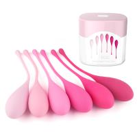 China S-HANDE Silicone Kegel Balls Set 6pcs Pelvic Floor Exercise Ben Wa Balls Vaginal Tightening Geisha Balls for sale