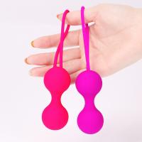 China Silicone Kegel Exercise We Weights Balls for Women Pelvic Floor Training Bladder Control 53g 157mm for sale