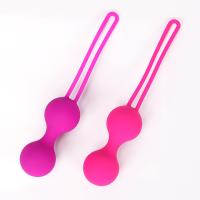 China Silicone Kegel Exercise We Weights Balls for Women Pelvic Floor Training Bladder Control 53g 157mm for sale