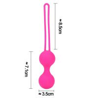 China Silicone Kegel Exercise We Weights Balls for Women Pelvic Floor Training Bladder Control 53g 157mm for sale
