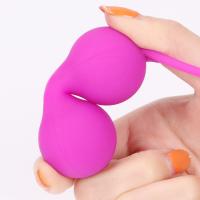 China Silicone Kegel Exercise We Weights Balls for Women Pelvic Floor Training Bladder Control 53g 157mm for sale