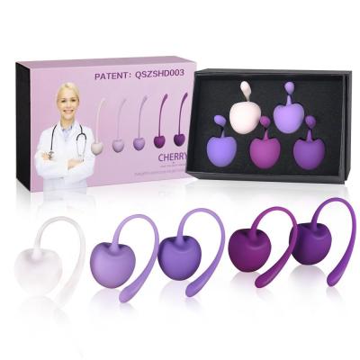 China Medical Silicone Kegel Exercise Weights Set 35g-110g Pelvic Floor Trainer for Bladder Control for sale