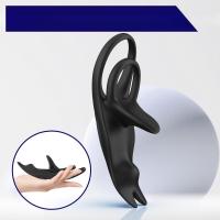 China Reusable Silicone Cock Ring for Men 2 Motors 12 Vibration Modes USB Magnetic Charging Wholesale for sale