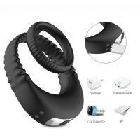 China Silicone Penis Ring for Men Ejaculation Delay Cock Ring Adult Sex Toy Black for sale