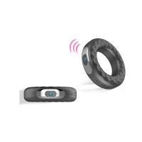 China USB Rechargeable Silicone Cock Ring 10 Speeds Male Delay Ejaculation Device for sale