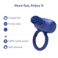China Super Lasting Expander Stretchy Time Delay Penis Sleeve Silicone Vibrating Penis Cock Ring for sale