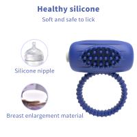 China Super Lasting Expander Stretchy Time Delay Penis Sleeve Silicone Vibrating Penis Cock Ring for sale