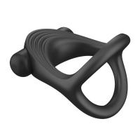 China Strong single frequency vibration   ring vibrator silicone flexible  rings for men for sale