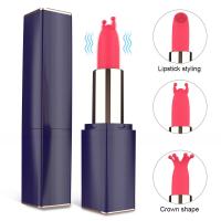 China Mini 3 Heads Vibrating Lipstick Sex Toy for Women G Spot Clitoral Stimulation USB Rechargeable for sale
