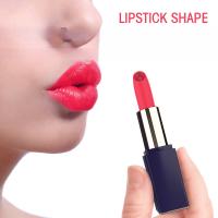 China Mini 3 Heads Vibrating Lipstick Sex Toy for Women G Spot Clitoral Stimulation USB Rechargeable for sale