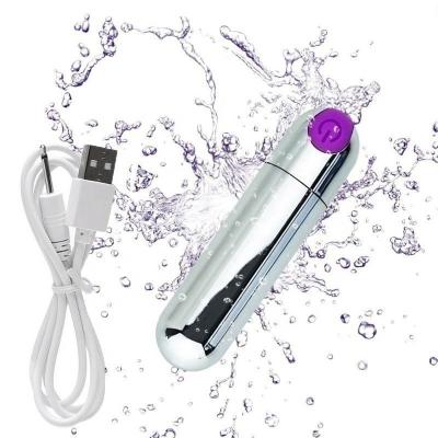 China Mini Bullet Vibrator Waterproof G Spot Clitoris Stimulator USB Rechargeable Silicone Sex Toy 95mm for sale