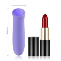 China USB Rechargeable Silicone Bullet Vibrator 7 Modes IPX7 Waterproof G Spot Massager 85mm for sale