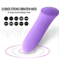 China USB Rechargeable Silicone Bullet Vibrator 7 Modes IPX7 Waterproof G Spot Massager 85mm for sale