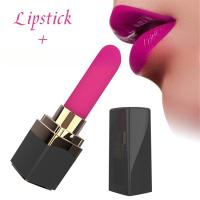 China Rechargeable 10 Speed Mini Bullet Vibrator Waterproof Lipstick Silicone Stimulating Sex Toy for Women 91mm for sale