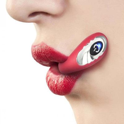 China Mini U Shaped Oral Vibrator Wireless Control Adult Toy Silicone 7 Frequency 53mm for sale