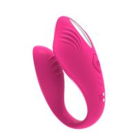 China Remote Control U Shape Dual Stimulation Vibrator Silicone 12 Speed USB Rechargeable Couples Sex Toy for sale