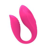 China Remote Control U Shape Dual Stimulation Vibrator Silicone 12 Speed USB Rechargeable Couples Sex Toy for sale